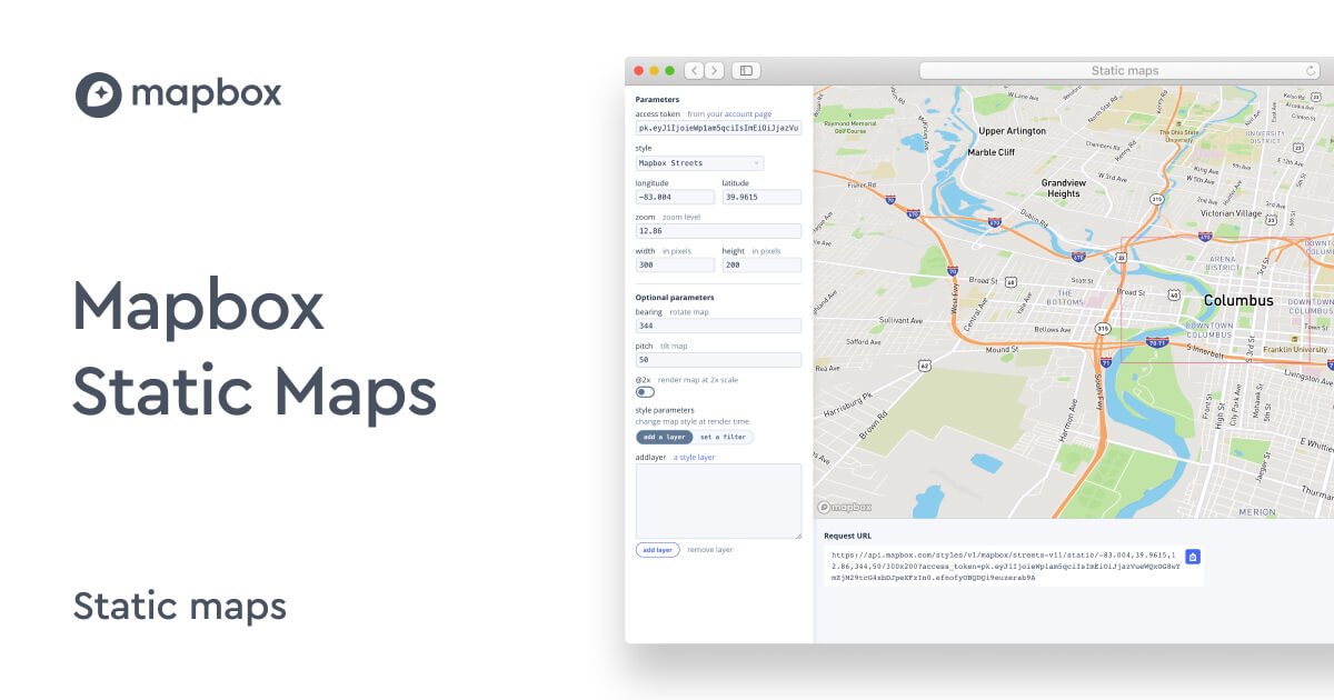 Display fast and fully-featured static maps with Mapbox
